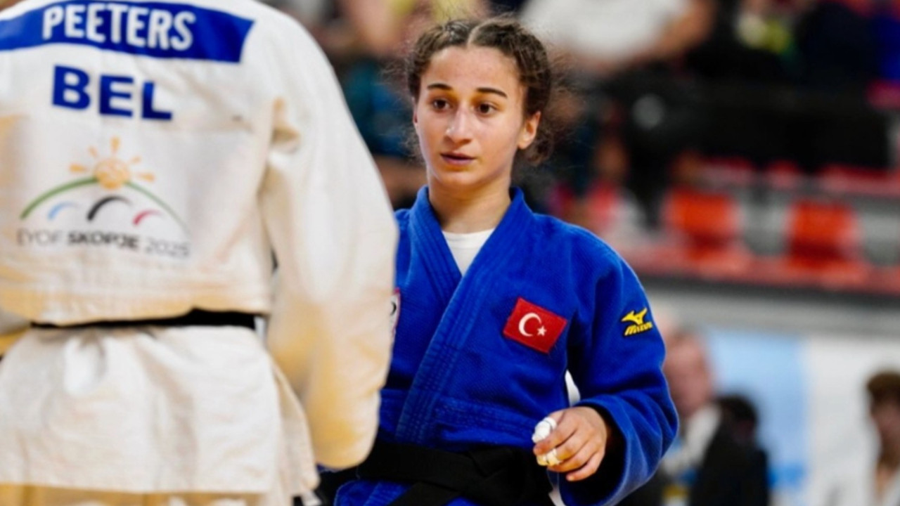 Milli judocu Yağmur Yılmaztürk, EYOF'ta gümüş madalya kazandı